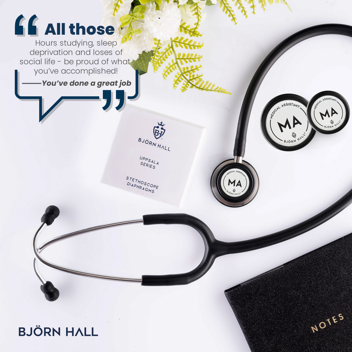 Björn Hall MA Stethoscope Diaphragms - Medical Assistant